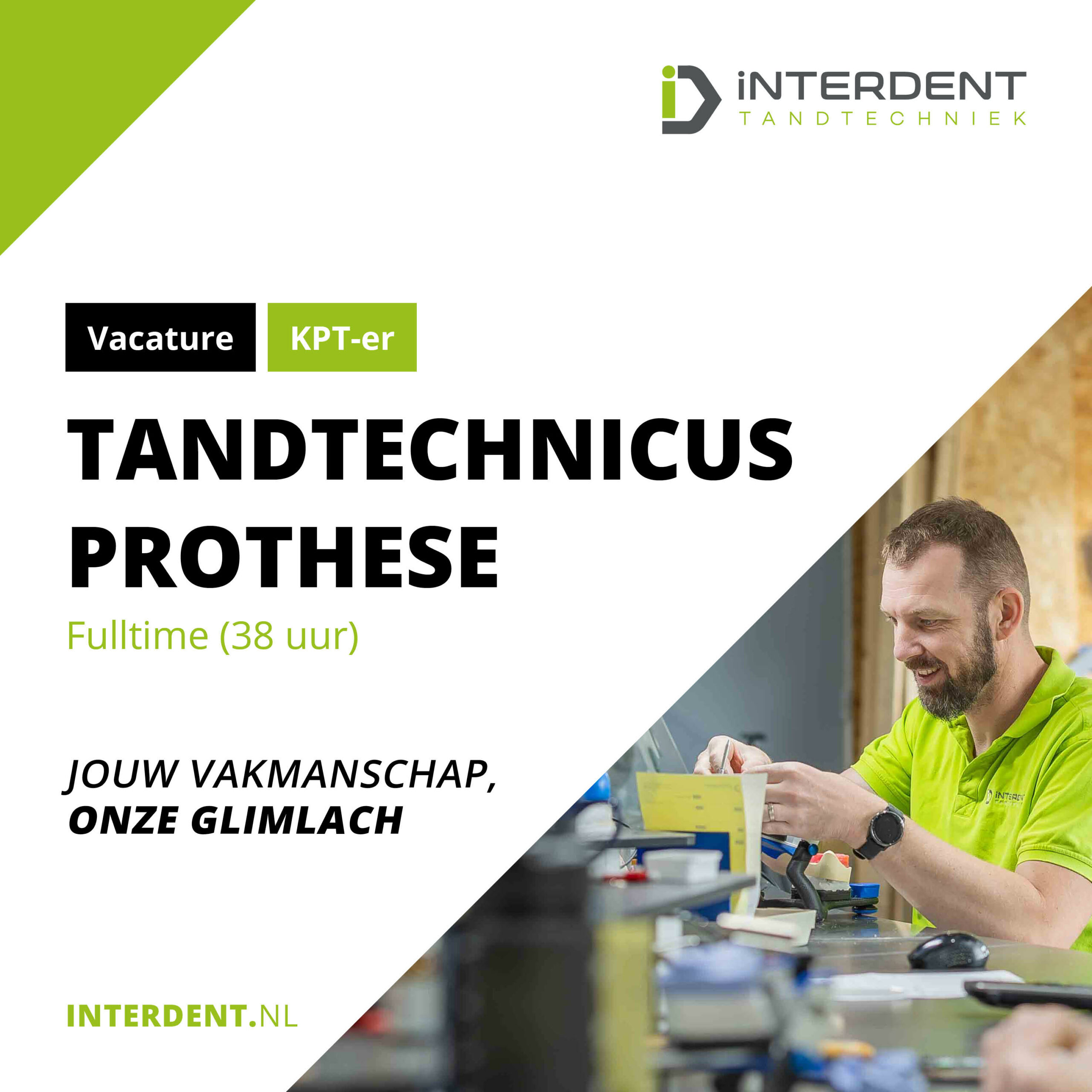 Tandtechnicus prothese - KPT-er - Interdent